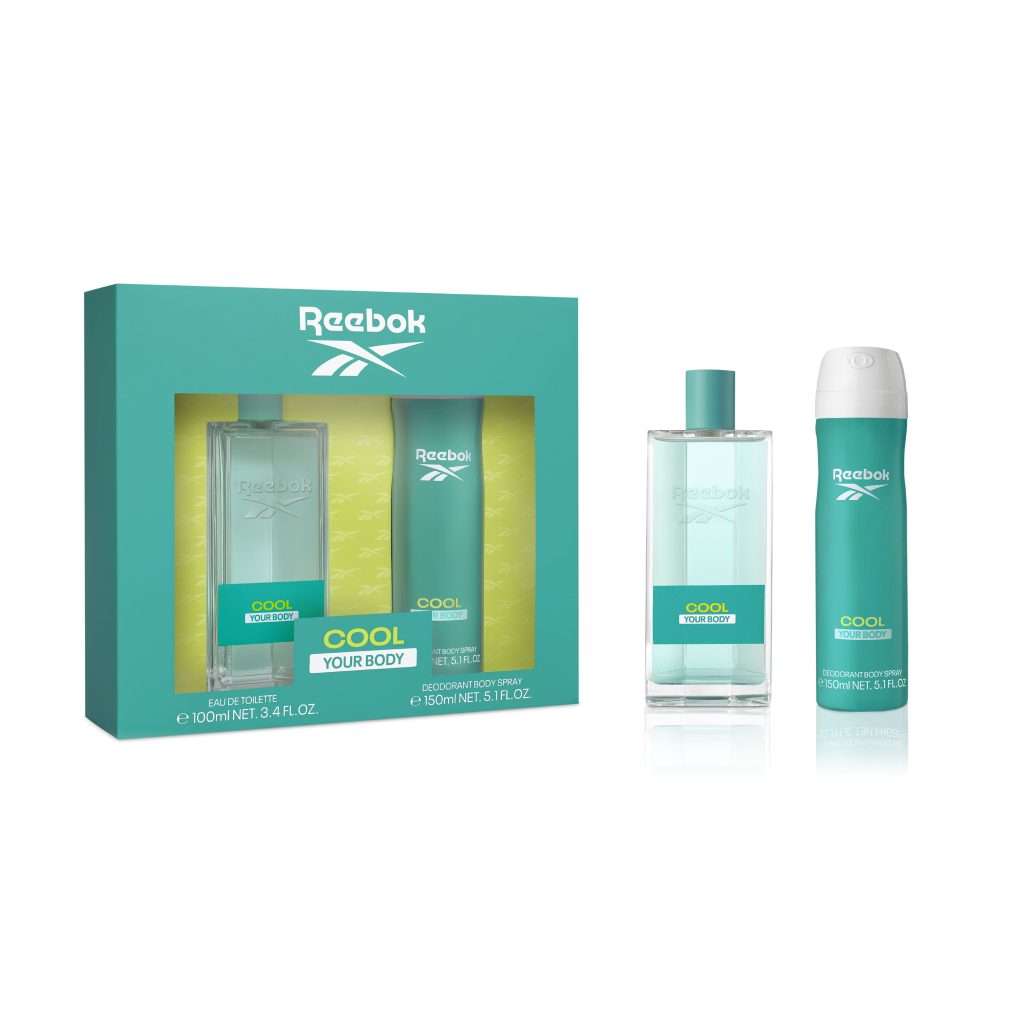 REEBOK COOL YOUR BODY FOR WOMEN SET EDT 100 ML + BODY SPRAY 150 ML ...